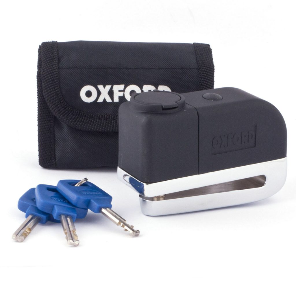 Oxford SCREAMER Attack Activated Alarm Disc Lock Motorbike Motorcycle ...