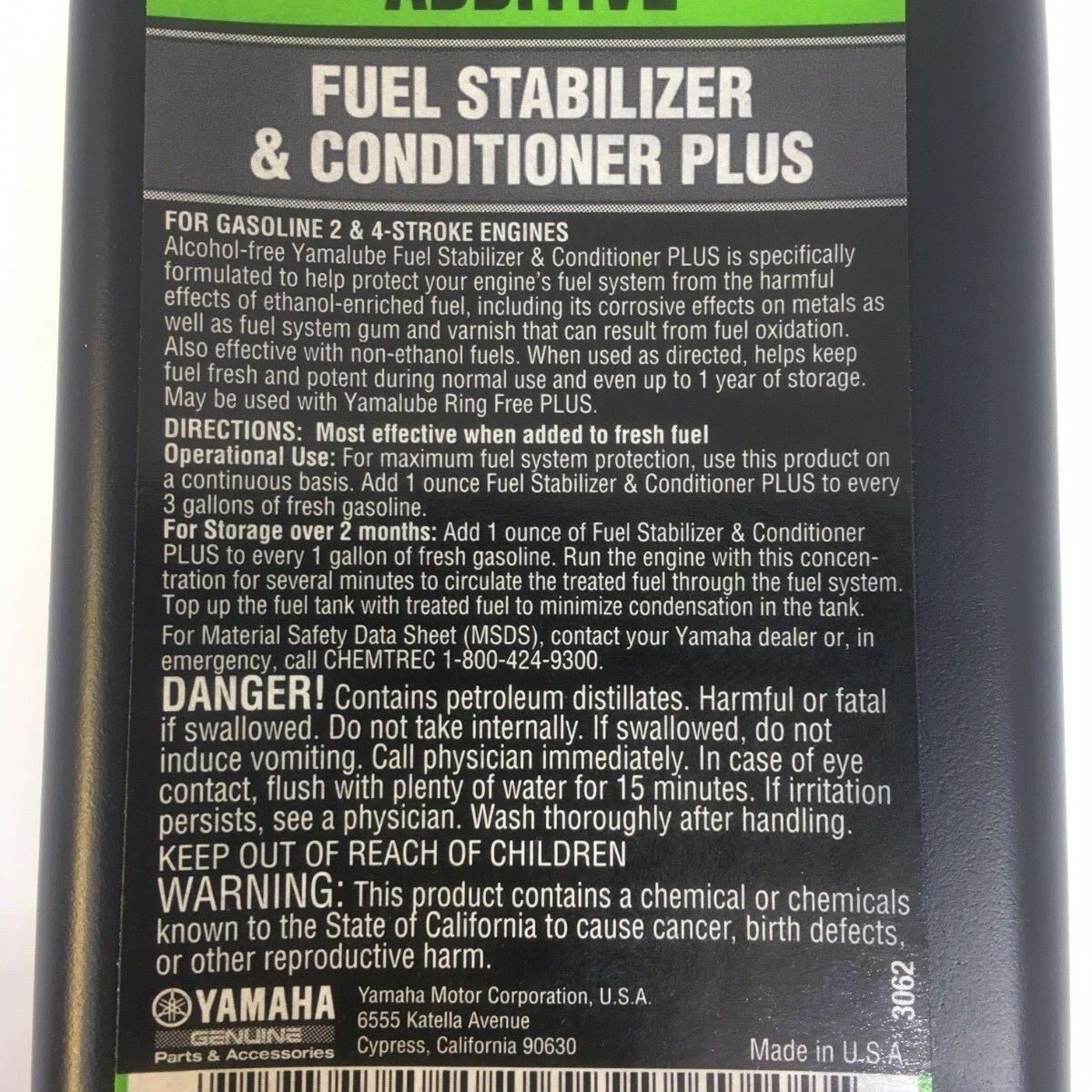 YAMAHA Yamalube FUEL STABILIZER & CONDITIONER PLUS Bottle 335ml ...