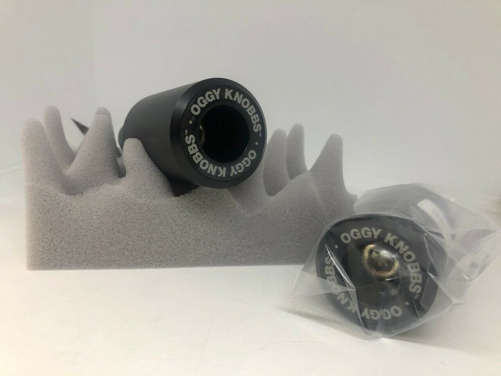 YAMAHA Bolt On OGGY KNOBS To Suit MT-07 2014 Onwards BLACK No Cut Type ...