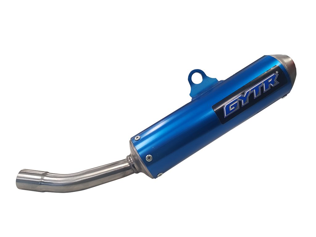 YAMAHA GYTR BLUE 2 Stroke Short Race Muffler Suit YZ125 2002 – 2019 ...