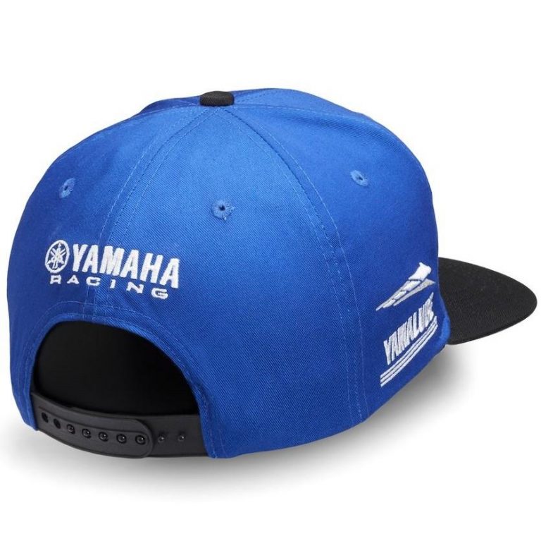 Genuine YAMAHA RACING Paddock Blue Flat Peak Cap Hat - City West Yamaha