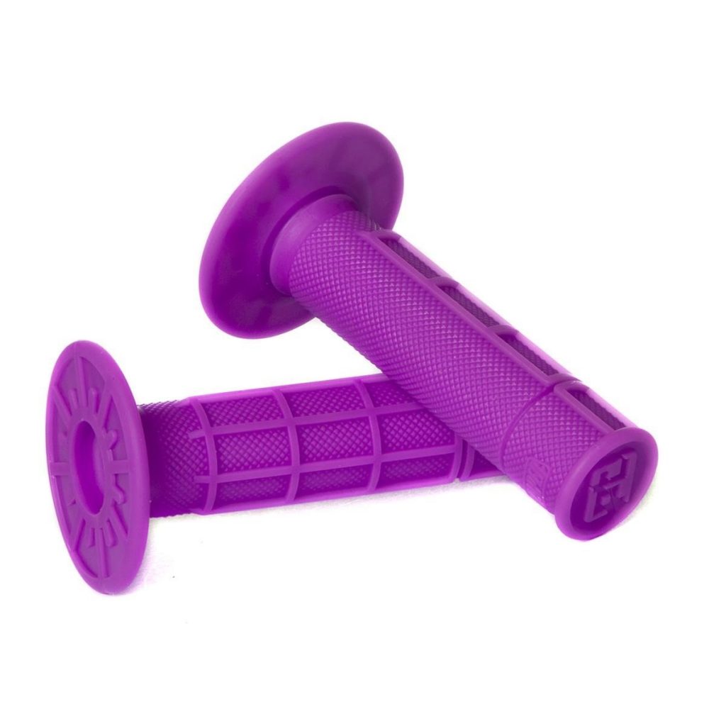 ProTaper 1/2 Waffle Neon PURPLE MX Grips Motorcycle Motocross YAMAHA ...